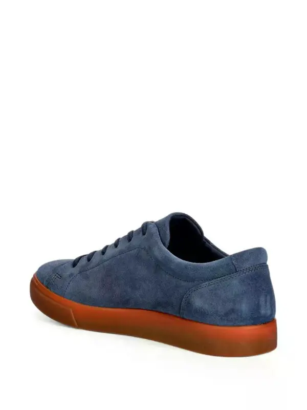 Ecco Soft 10 Suede Low-top Sneakers - Blue