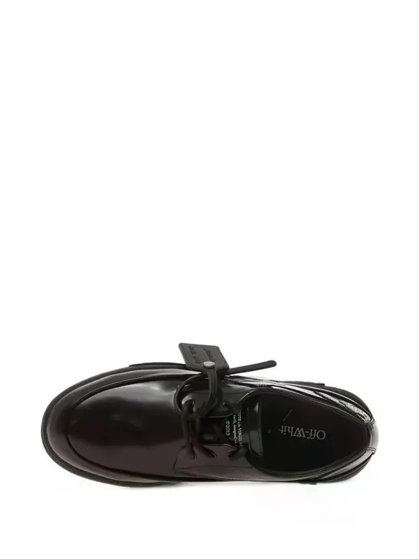 Off-White Derby Ooo Lace-up Sneakers - Black