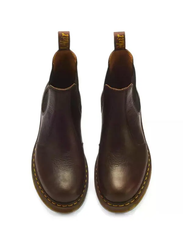 Dr. Martens Leather Chelsea Boots - Brown
