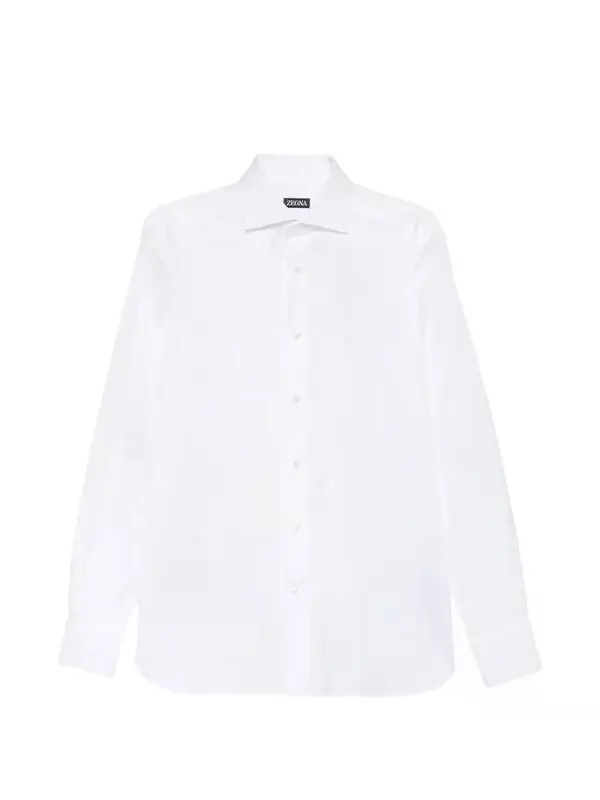Zegna Spread-collar Button-down Shirt
