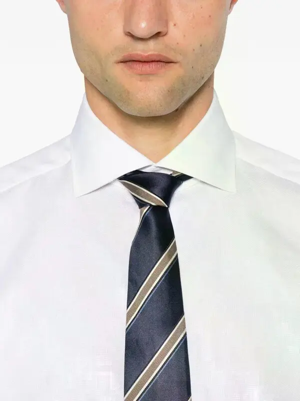 Zegna Spread-collar Button-down Shirt