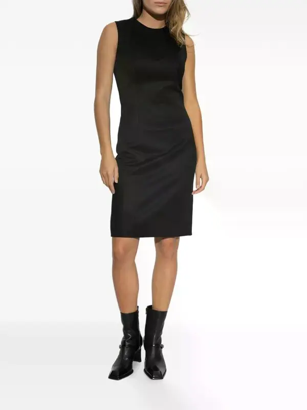 Alexander McQueen Ruched Sleeveless Mini Dress