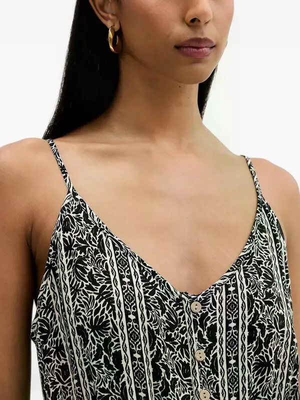 Rip Curl Molokai Floral-print Button-up Maxi Dress