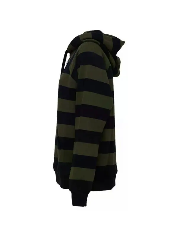 N°21 Horizontal-striped Hoodie