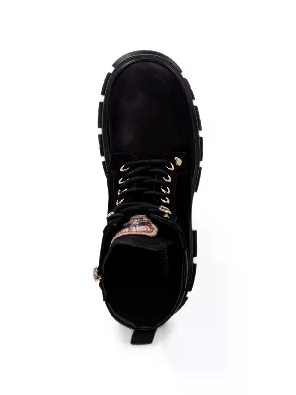 Moschino Lace-up Chunky-sole Boots