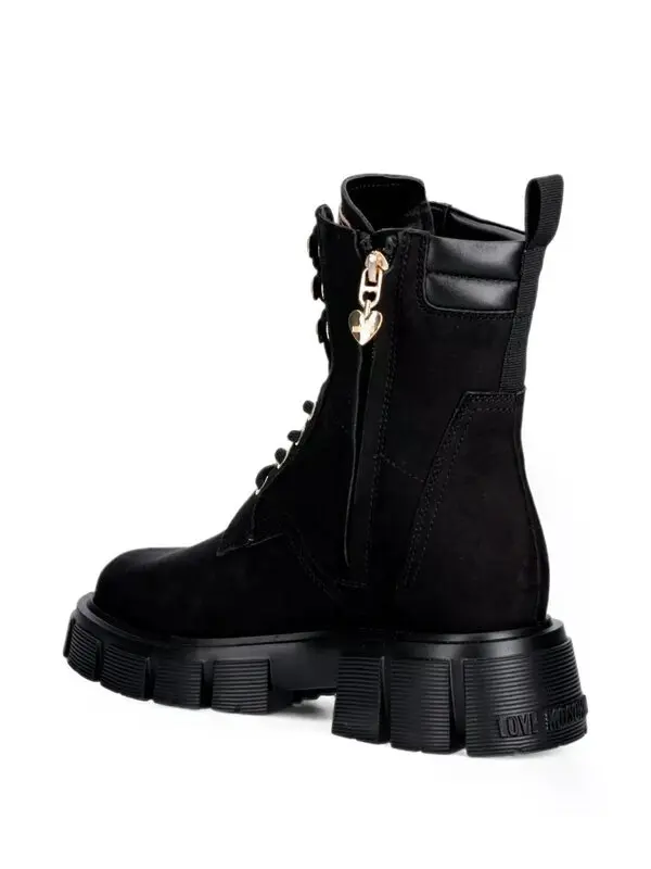 Moschino Lace-up Chunky-sole Boots