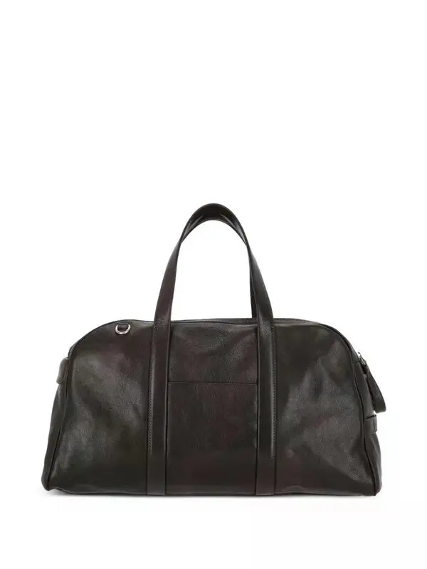 Orciani Medium Off Duty Lagoon Leather Holdall