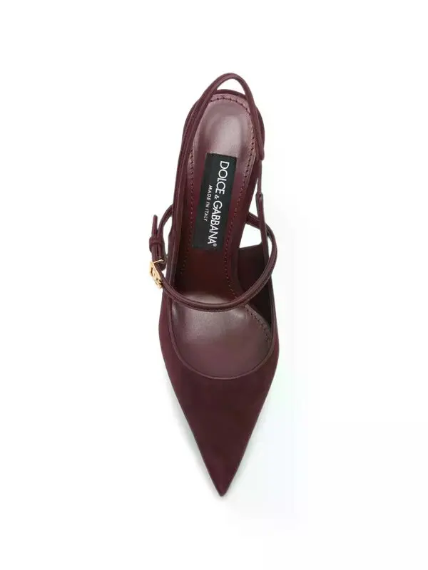 Dolce & Gabbana Dg Logo Suede Pumps