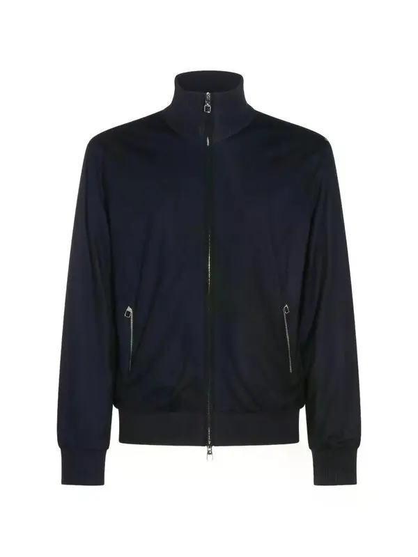 MONTECORE High-neck Zip-up Jacket - Blue