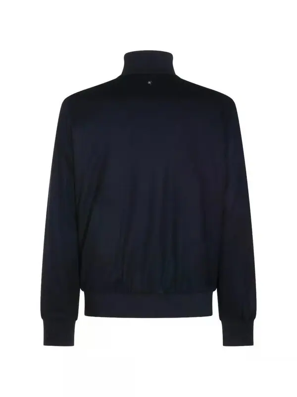 MONTECORE High-neck Zip-up Jacket - Blue