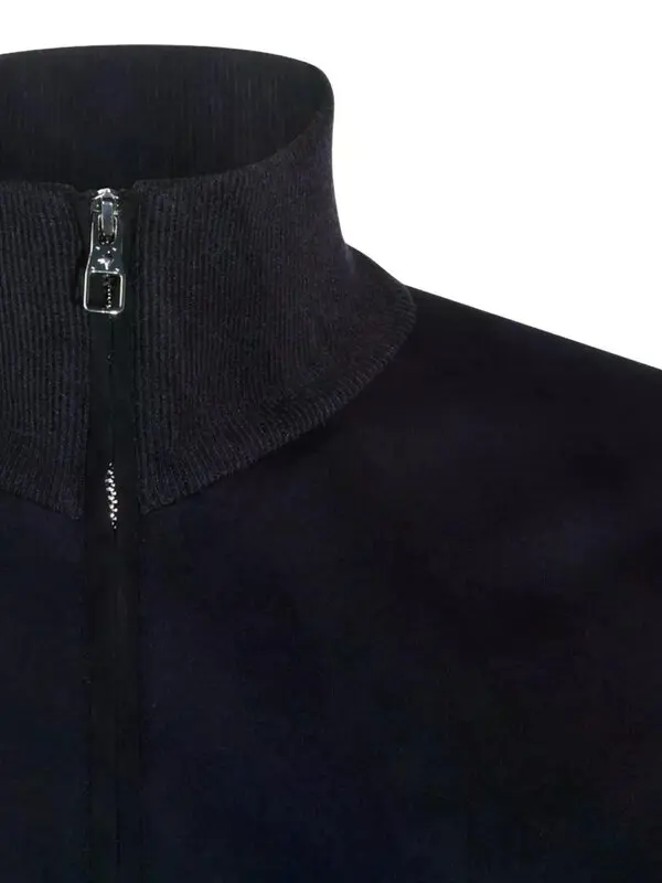 MONTECORE High-neck Zip-up Jacket - Blue
