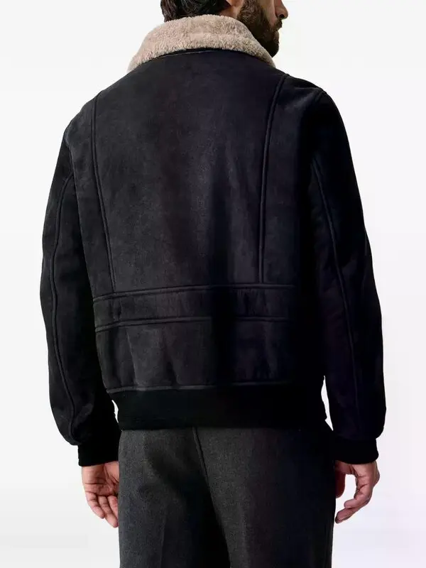 AERONAUTICA MILITARE Shearling-collar Flight Jacket