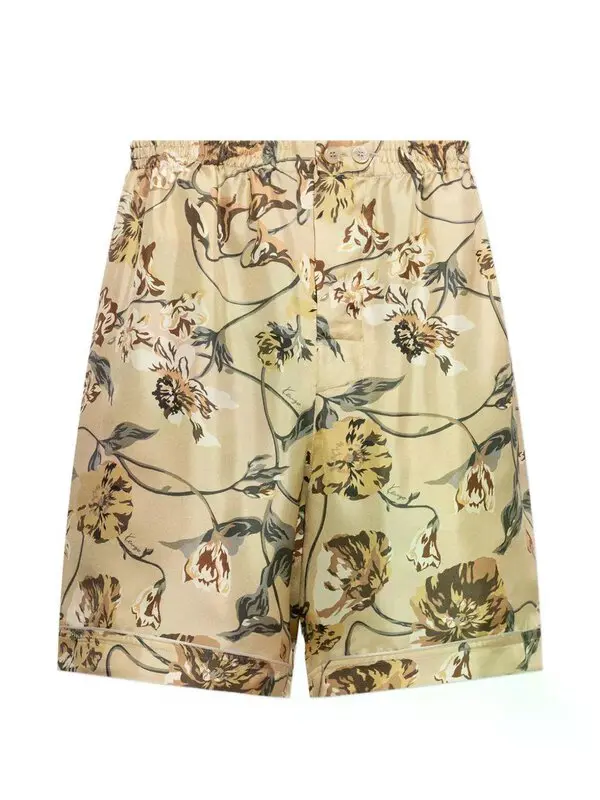 Kenzo Floral-motif Shorts