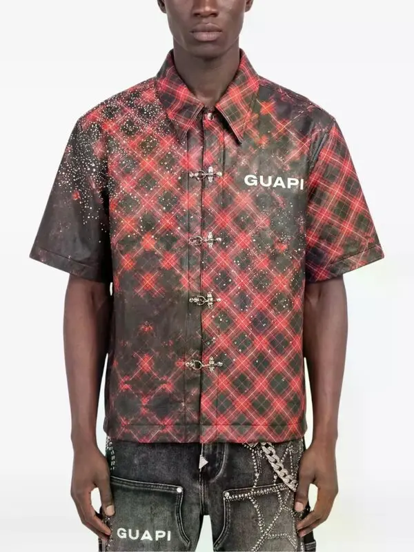 GUAPI Vintage Inferno Leather Shirt