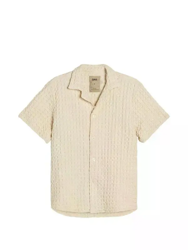 OAS Company Cuba Waffle-weave Shirt