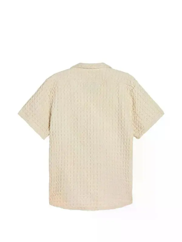 OAS Company Cuba Waffle-weave Shirt