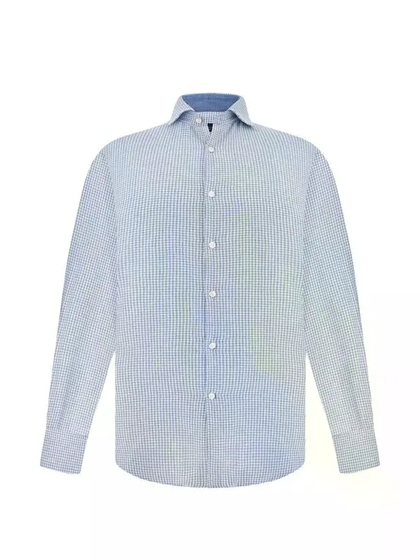 Paul & Shark X-soft Houndstooth-pattern Flannel Shirt