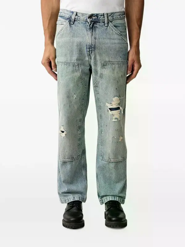 LEVI'S 568 Distressed Carpenter Jeans