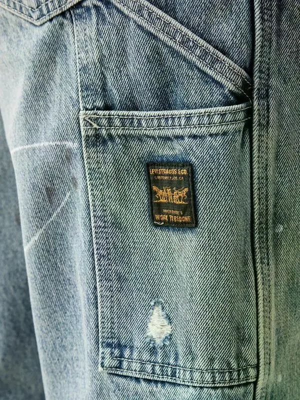 LEVI'S 568 Distressed Carpenter Jeans