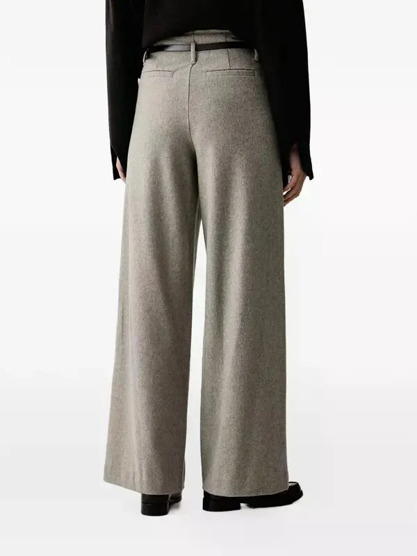 ELEH Zip-fastening High-waisted Trousers
