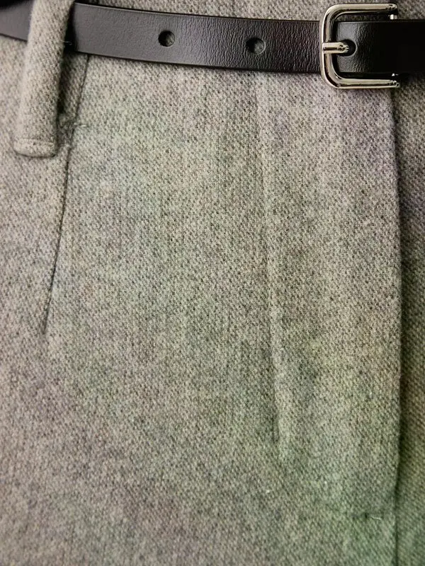 ELEH Zip-fastening High-waisted Trousers