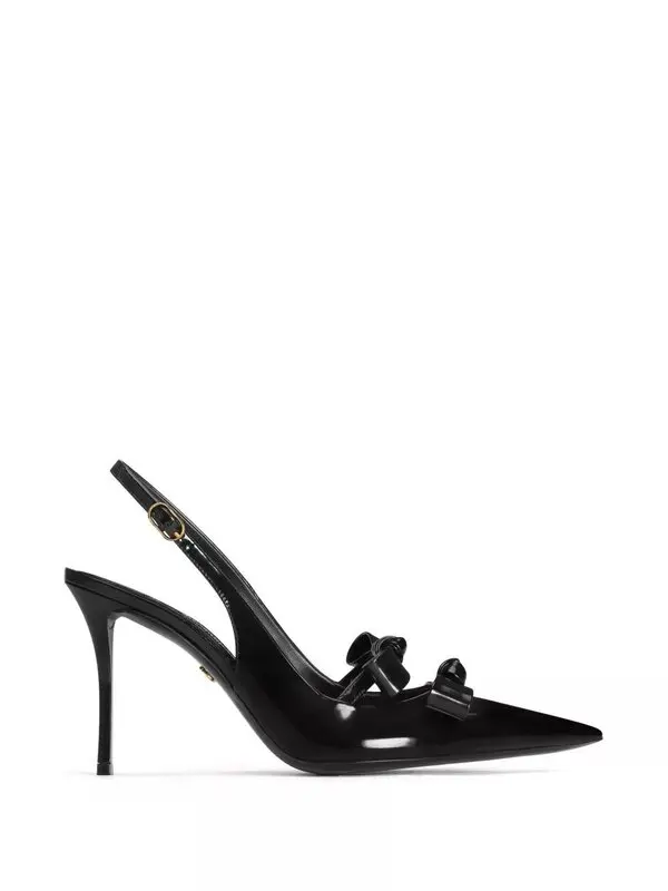 Dolce & Gabbana Calfskin Slingback Pumps - Black