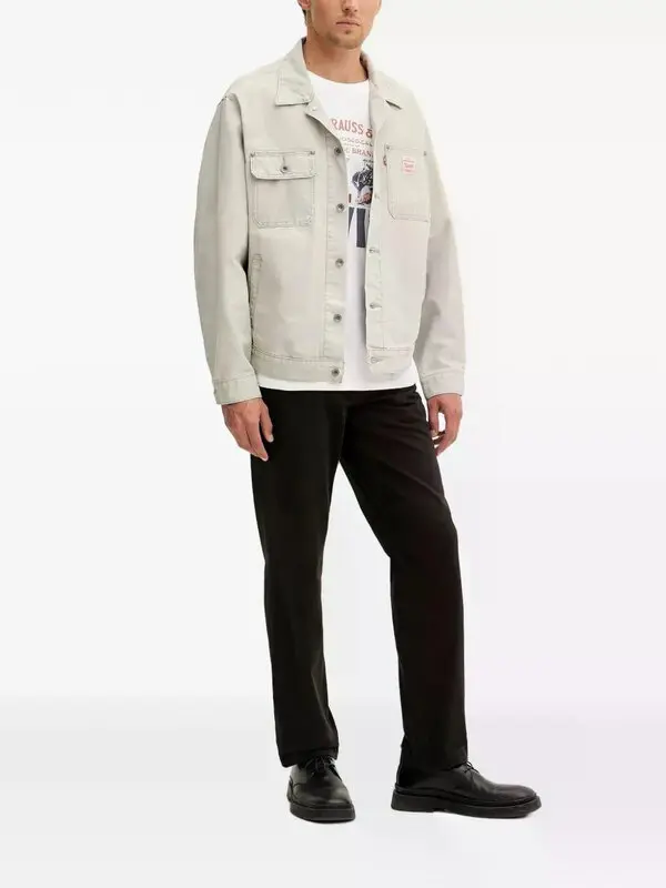 LEVI'S Xx Logo-patch Straight-leg Trousers
