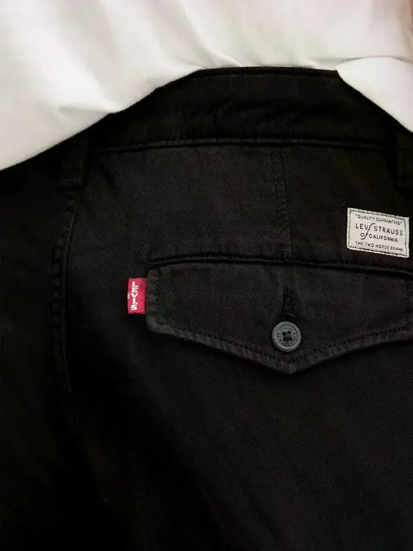 LEVI'S Xx Logo-patch Straight-leg Trousers