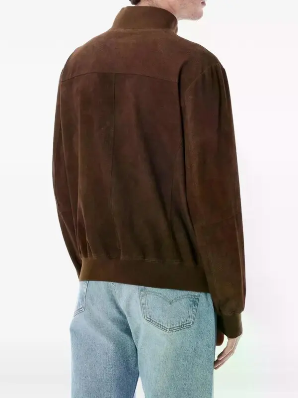 SWD BY S.W.O.R.D. Perforated Suede Jacket
