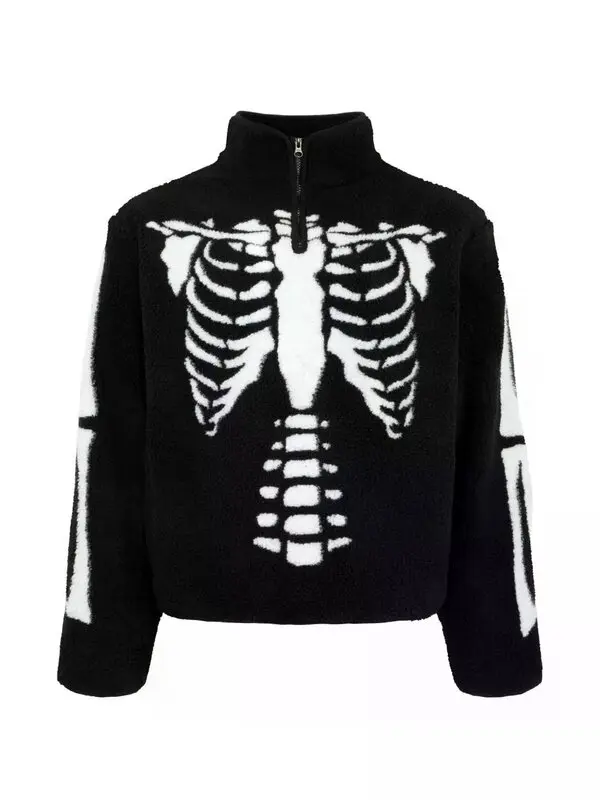 MARKET Skeletal Sherpa Sweatshirt