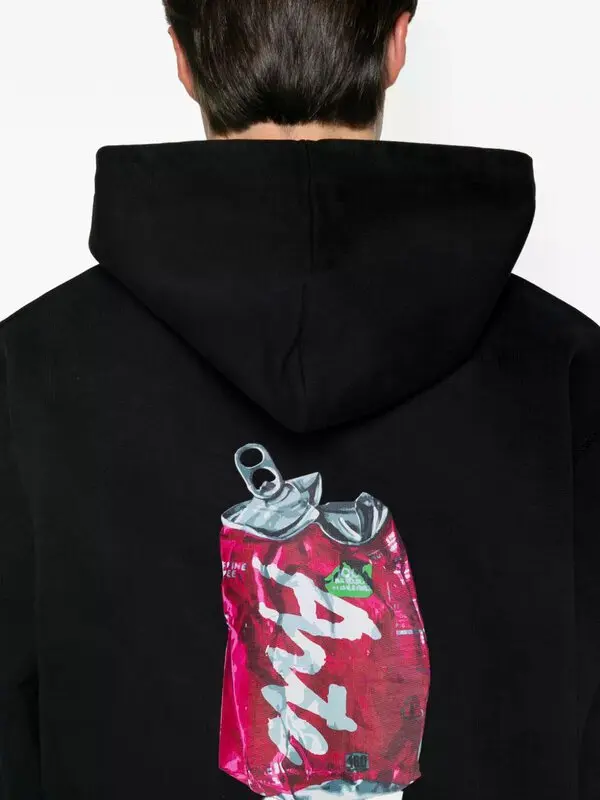 ARTE ANTWERP Graphic-print Drawstring Hoodie