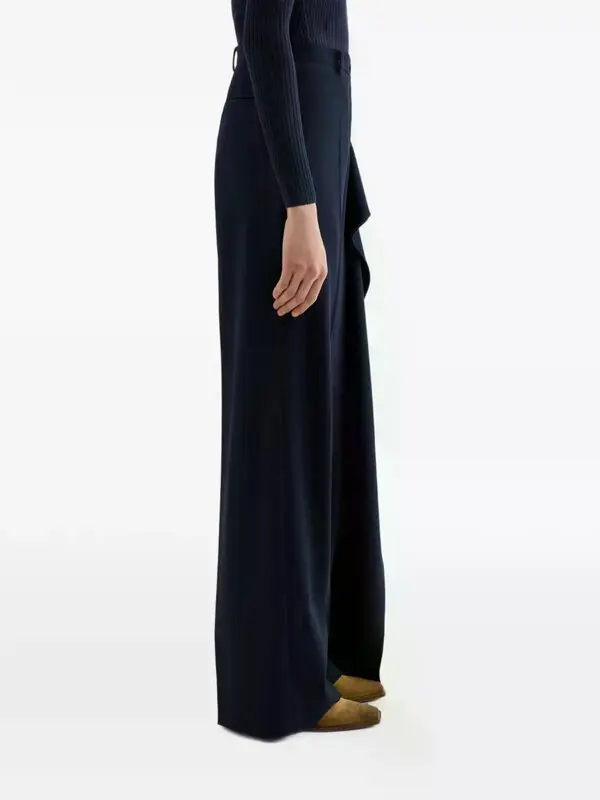 JIL SANDER Wool Sablé Trousers
