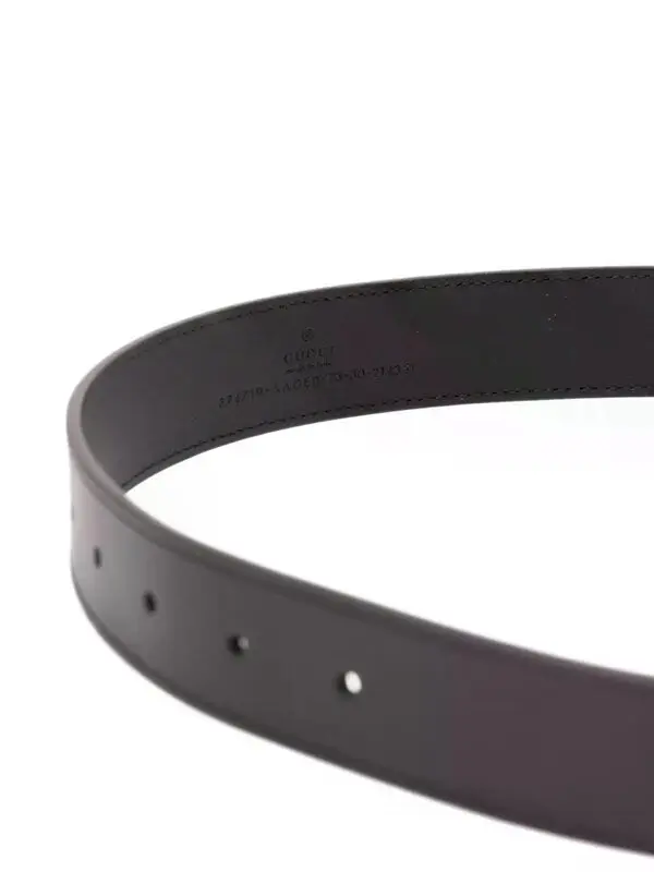Gucci Round-buckle Leather Belt