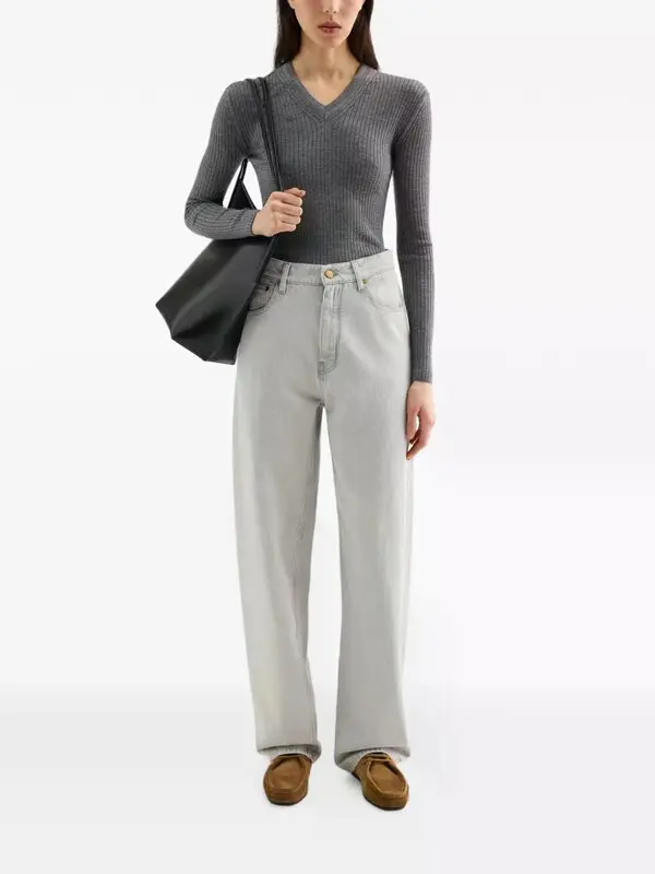 JIL SANDER Light-washed Loose-fit Jeans