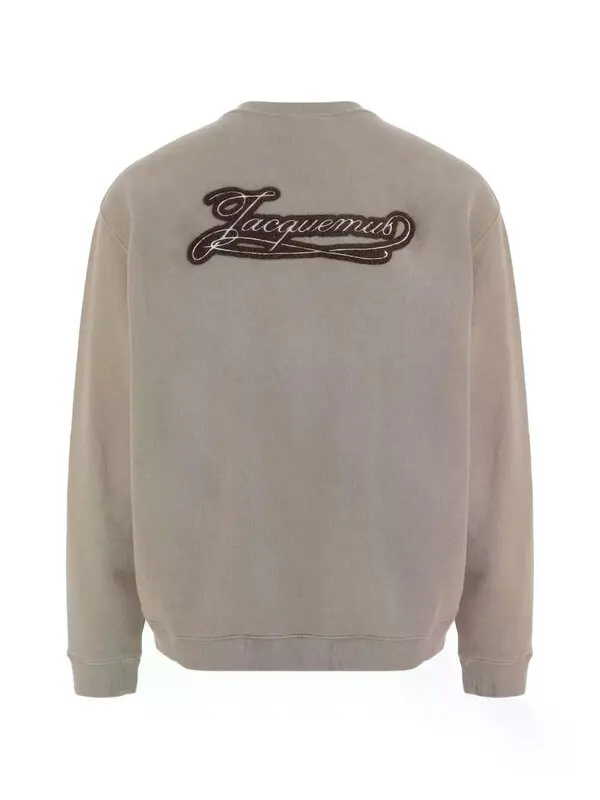 Jacquemus Logo-patch Cotton Sweatshirt