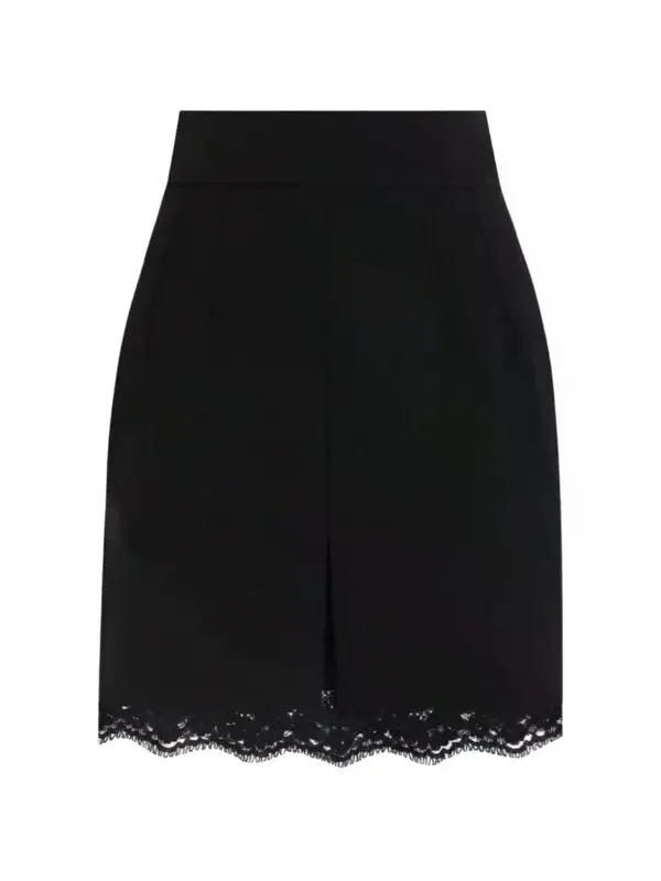 Dolce & Gabbana Double-crêpe-wool Skirt