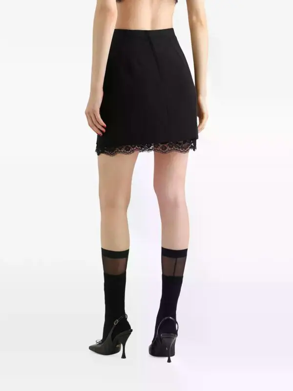 Dolce & Gabbana Double-crêpe-wool Skirt