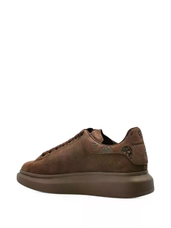 Alexander McQueen Skull-print Suede Sneakers