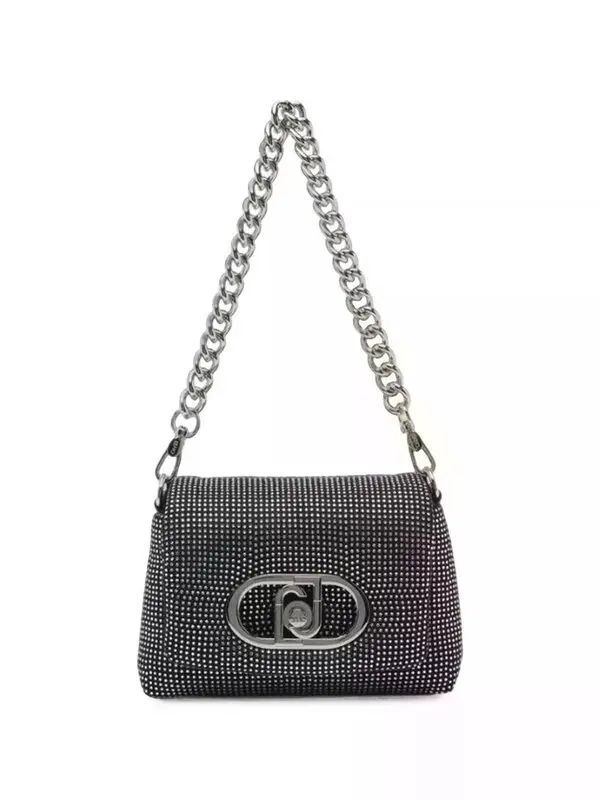 Liu Jo Rhinestone-embellished Leather Shoulder Bag
