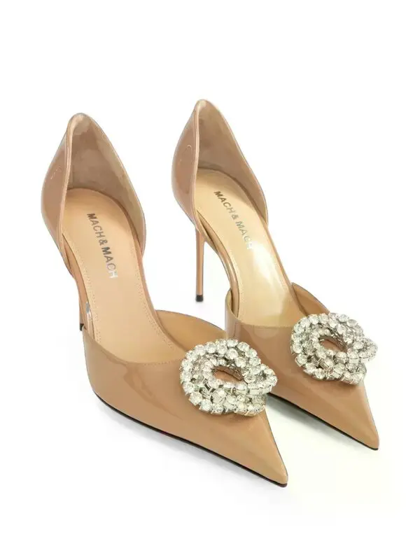 Mach & Mach Galaxy Crystal-embellished D'orsay Pumps
