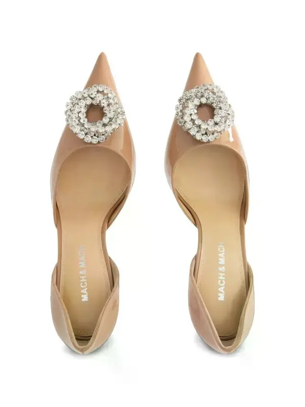 Mach & Mach Galaxy Crystal-embellished D'orsay Pumps