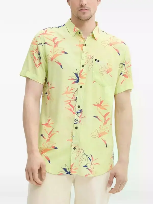 Rip Curl Fun Times Floral-print Short-sleeve Shirt