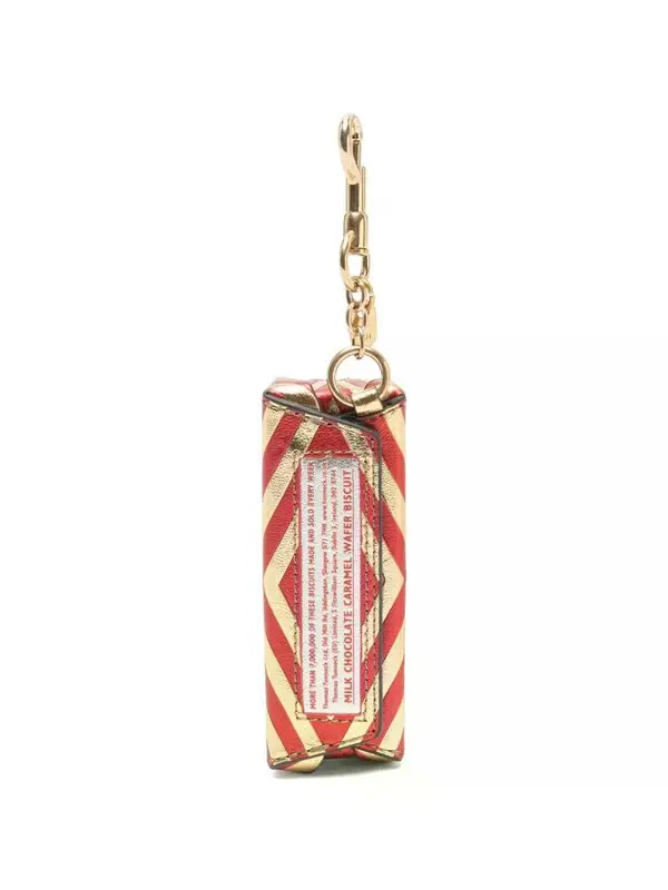ANYA HINDMARCH Tunnock's Caramel Biscuit Magnetic-fastening Keyring - Red