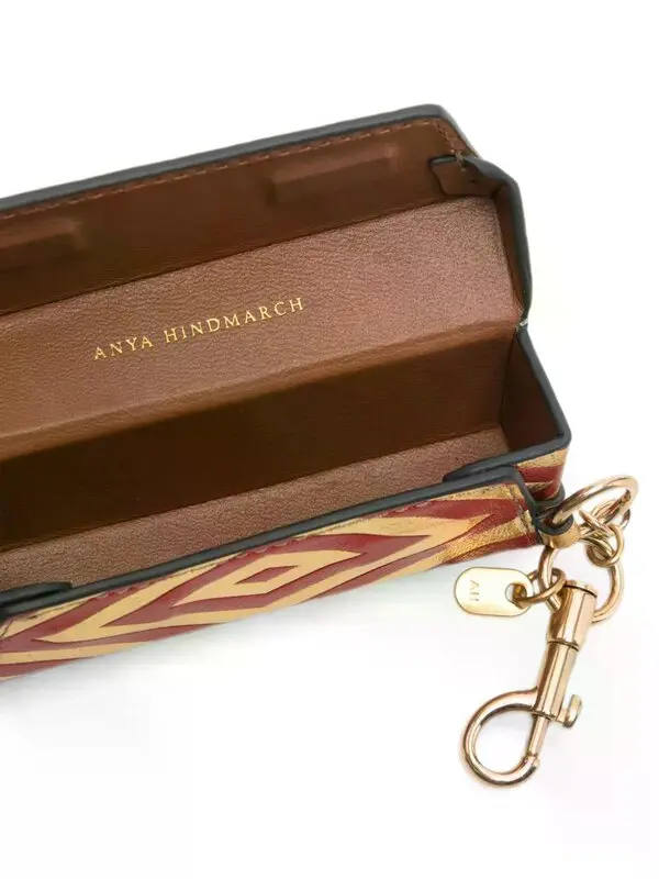 ANYA HINDMARCH Tunnock's Caramel Biscuit Magnetic-fastening Keyring - Red