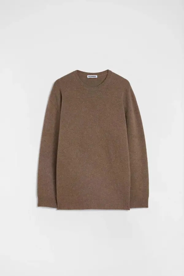 JIL SANDER Cashmere-blend Crew-neck Sweater