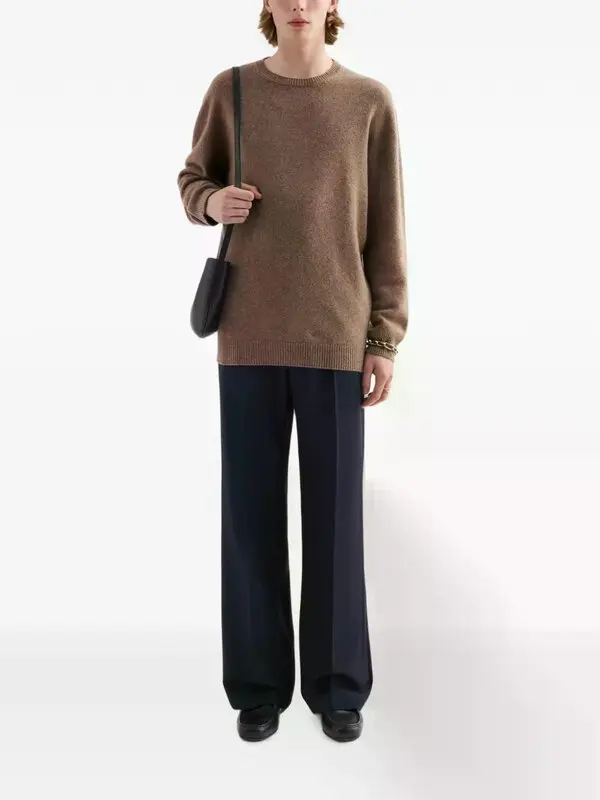 JIL SANDER Cashmere-blend Crew-neck Sweater
