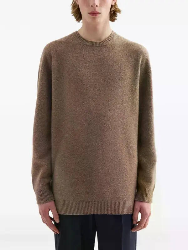 JIL SANDER Cashmere-blend Crew-neck Sweater