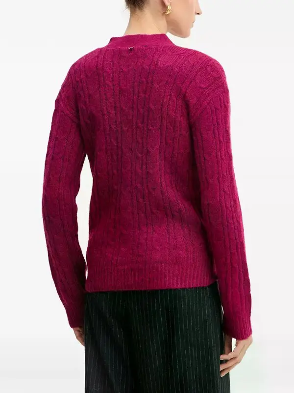 SILVIAN HEACH Cable-knit Button-up Cardigan