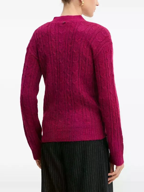 SILVIAN HEACH Cable-knit Button-up Cardigan