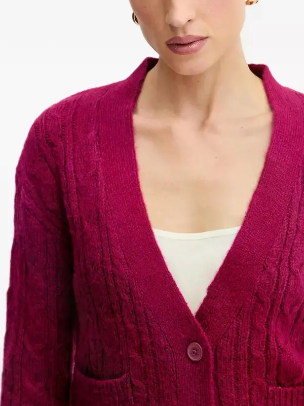SILVIAN HEACH Cable-knit Button-up Cardigan